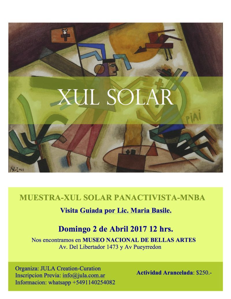VISITA GUIADA A XUL SOLAR ! – JULART